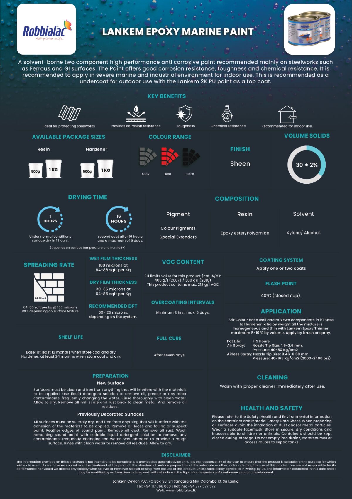 EPOXY MARINE PAINT – Robbialac