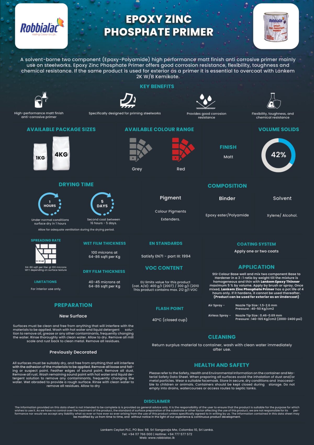 EPOXY ZINK PHOSPHATE PRIMER – Robbialac