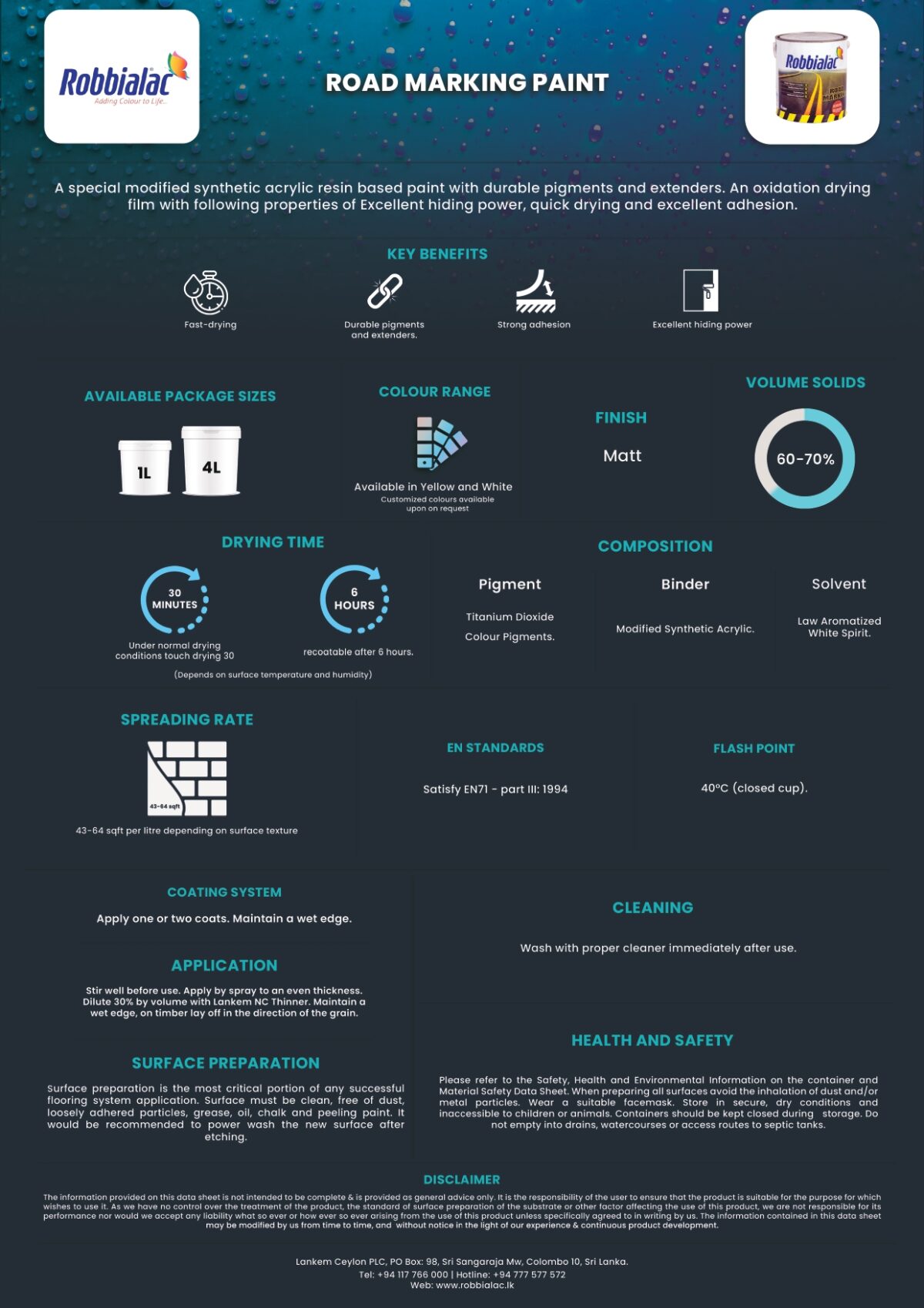 Road Marking Paint – Robbialac